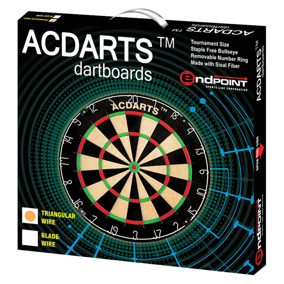 AC Darts Triangular Wire Dartboard – Endpoint Sports Line Corporation